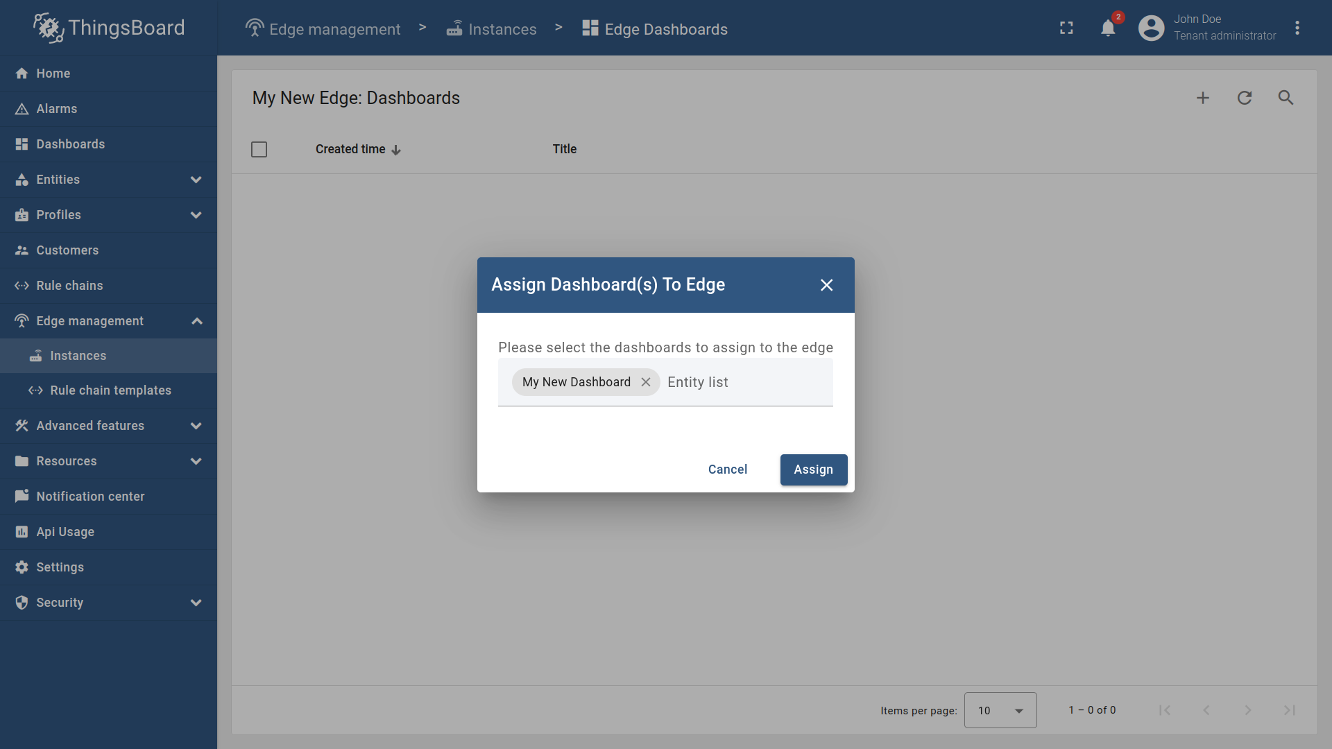 Getting started with ThingsBoard Edge | ThingsBoard Edge