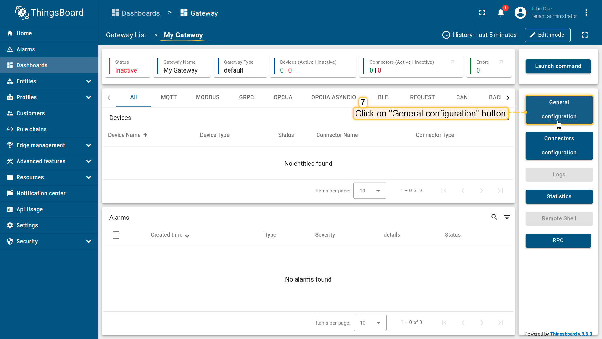 Getting started with ThingsBoard IoT Gateway | ThingsBoard IoT Gateway